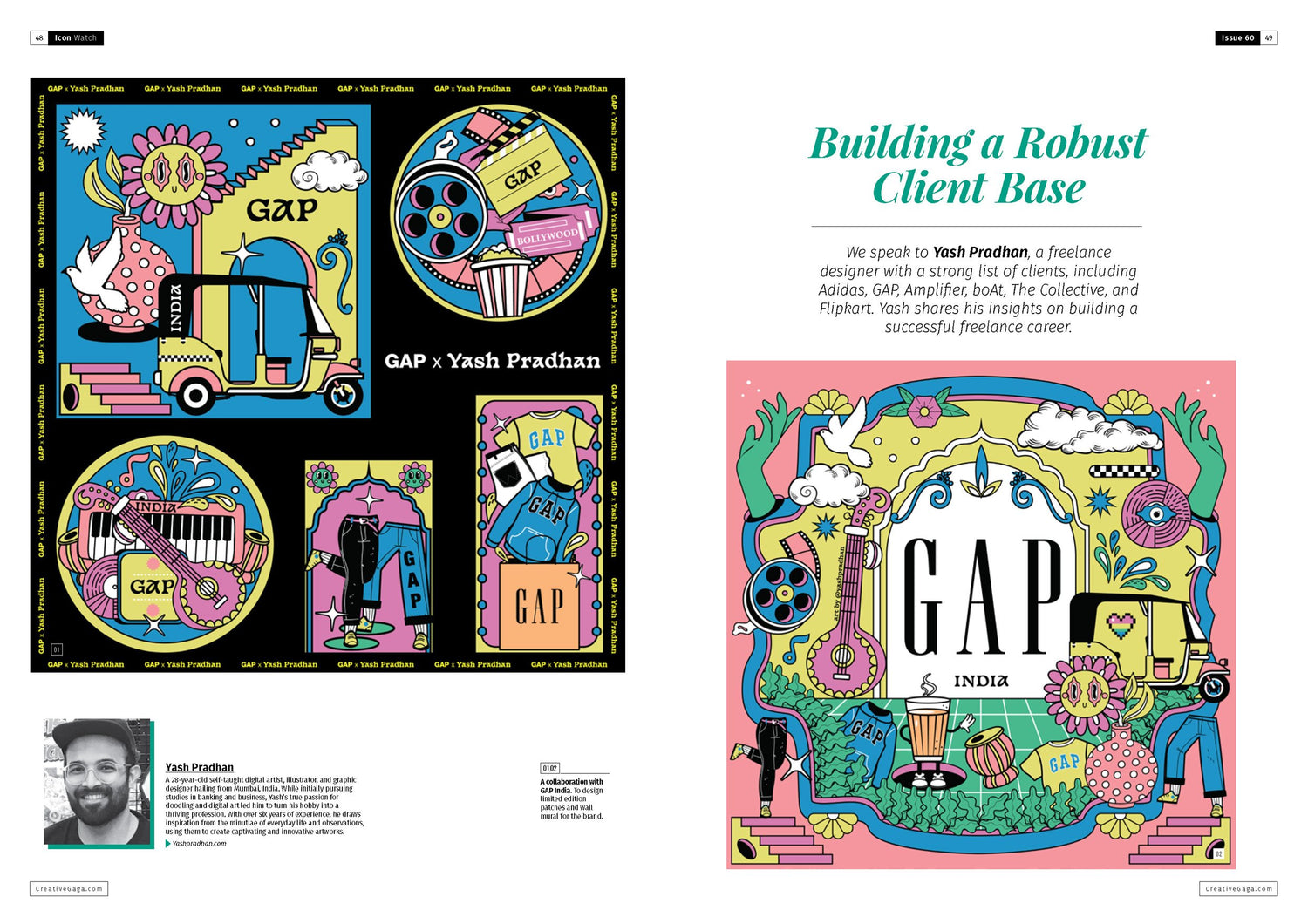 Creative Gaga - Issue #60 Cover Art – Yash Pradhan