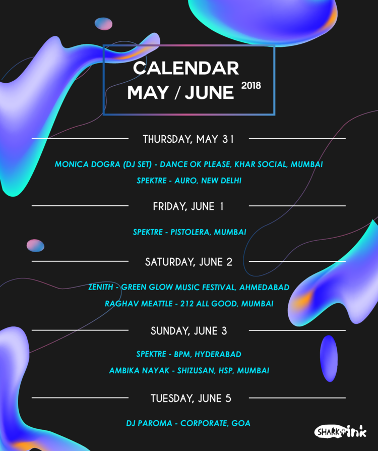 Gig Calendar – Yash Pradhan